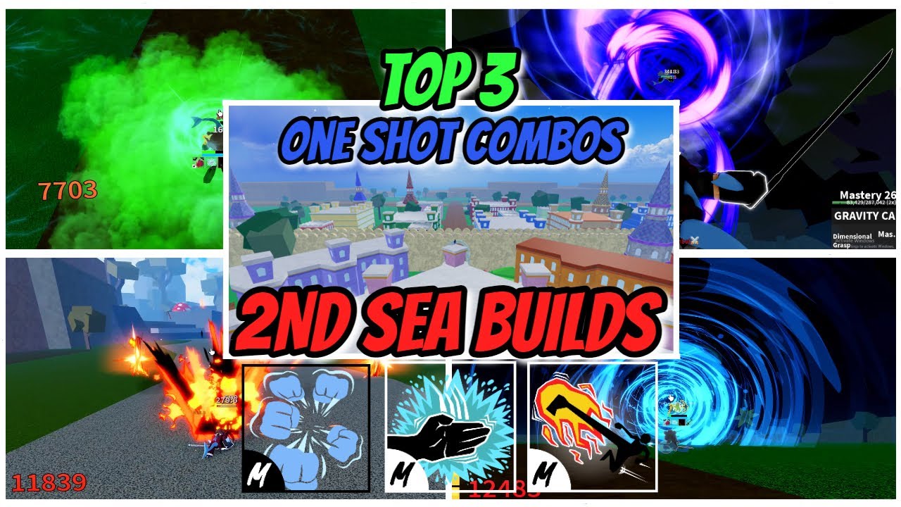 Top 3 One Shot Combos For *2ND SEA* | BloxFruits - YouTube