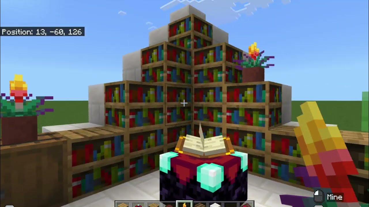 Level 30 enchantment setup Minecraft - YouTube