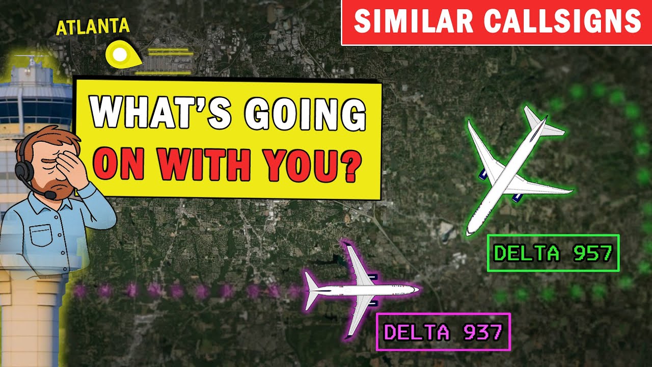 Pilots Making Errors at Busy Atlanta | Terrible Phraseology + Similar ...