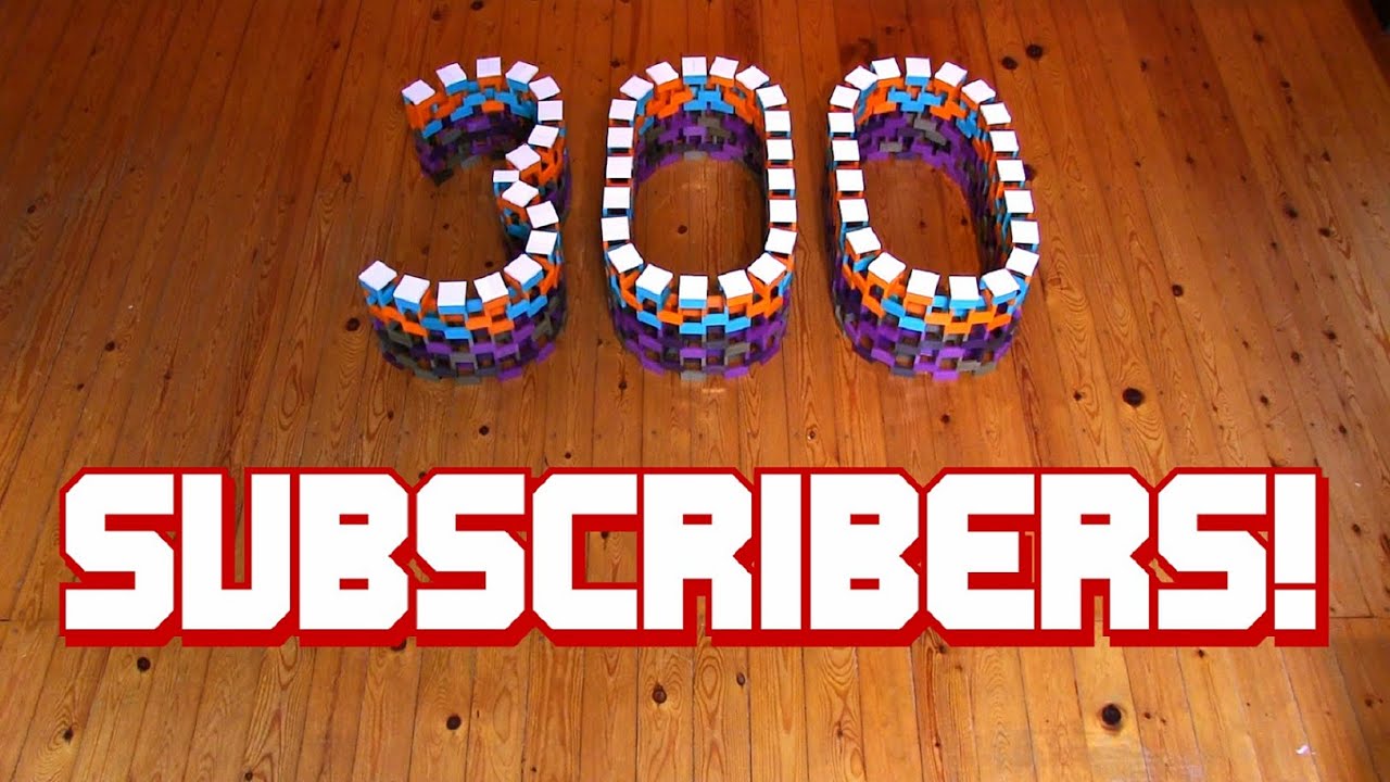 300 subscribers! [stop-motion] - YouTube