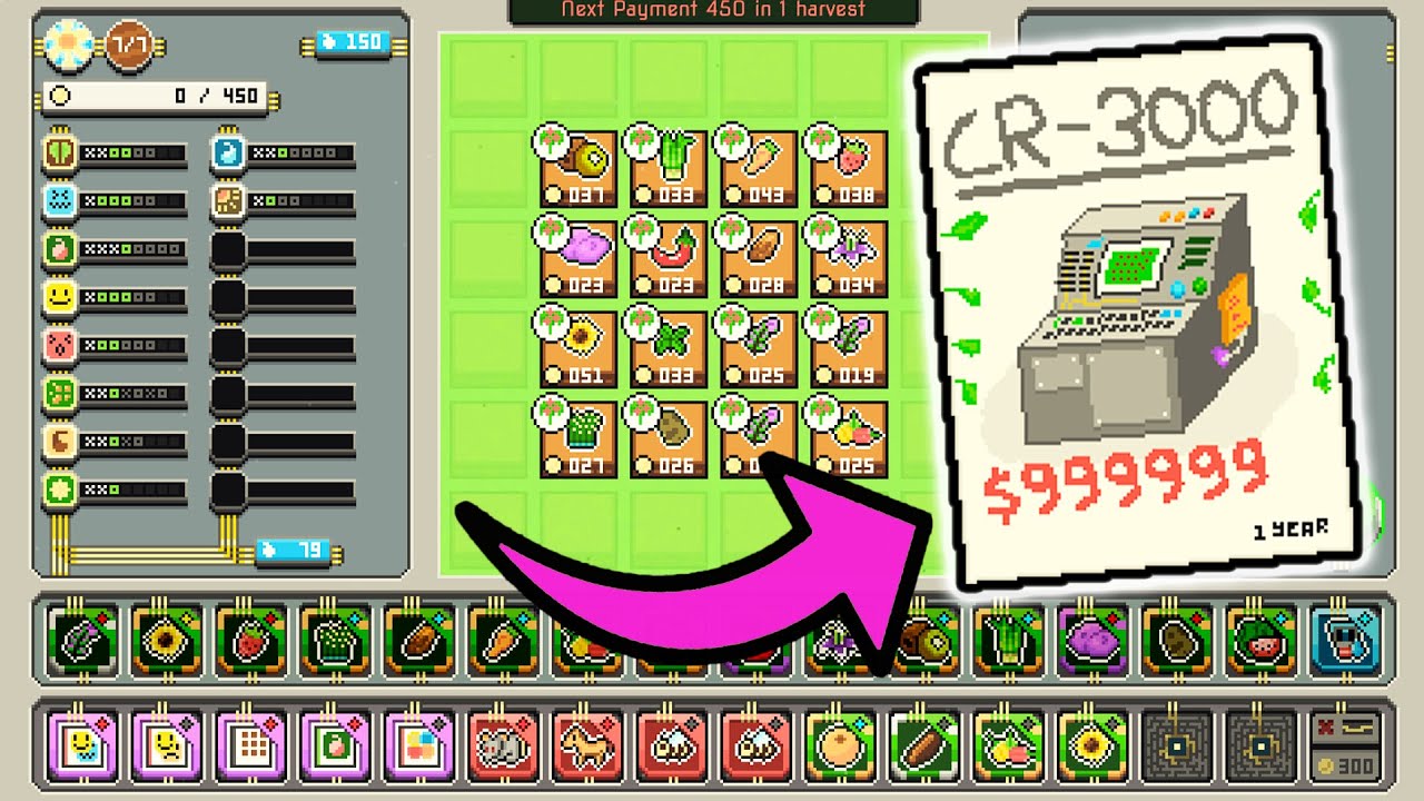 Farming With A Machine?!? AWESOME NEW Roguelike! - YouTube