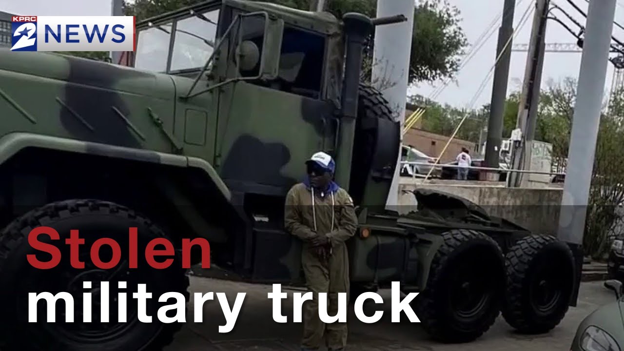 Owner of Stolen Military Truck Discusses Chaotic Chase Through Houston ...