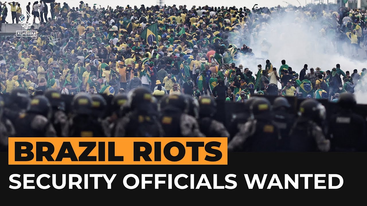 Security chiefs wanted over alleged collusion in Brazil riots | Al ...