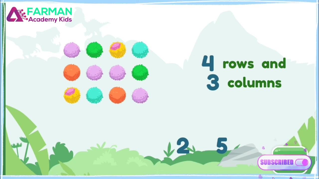 Arrays | Addition & Substraction | Learning activities for kids | Farman Academy Kids - YouTube