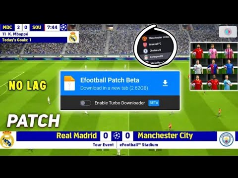 Download eFootball 2024 Mobile patch || how To install eFootball patch ...