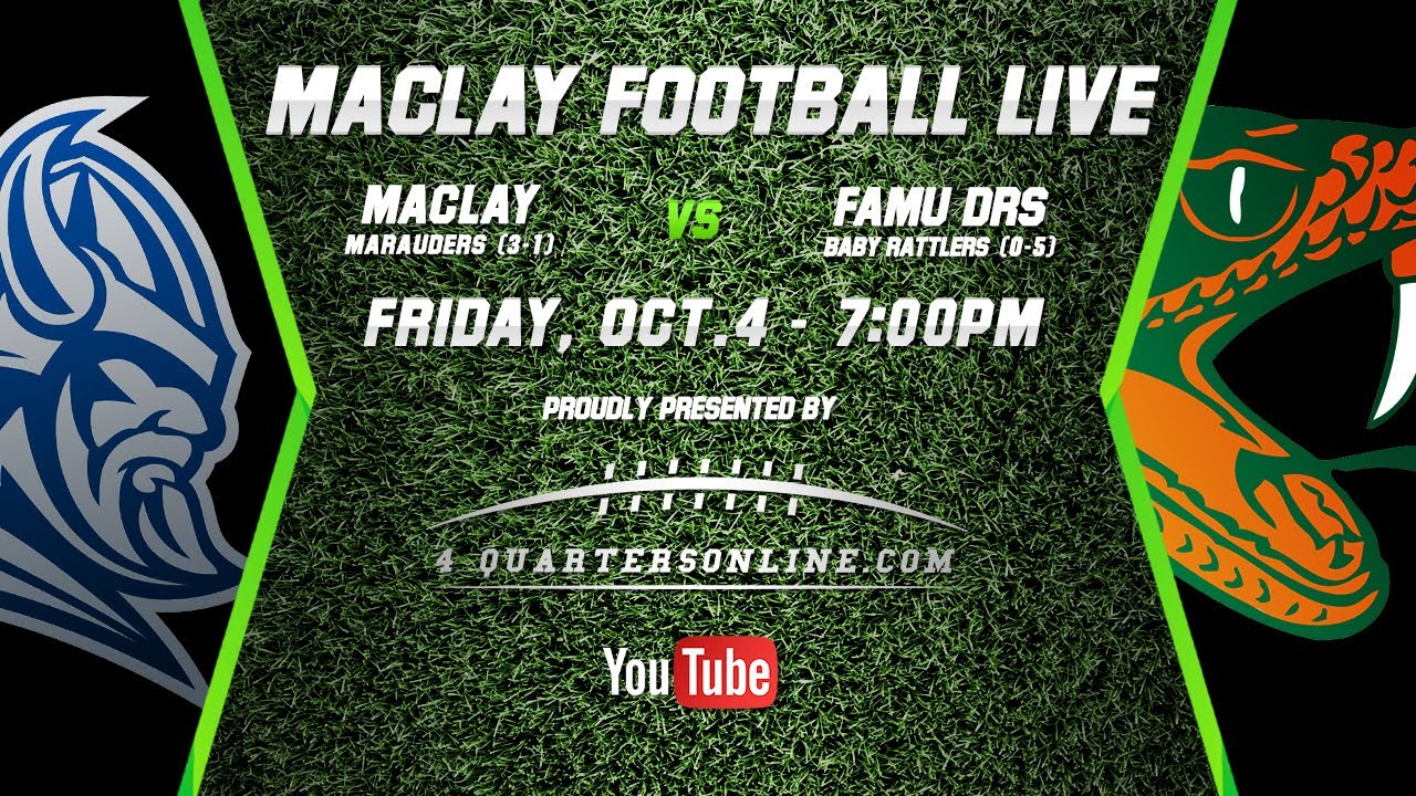 4Q - Maclay Football Live - 10.4.24 - vs FAMU DRS - YouTube