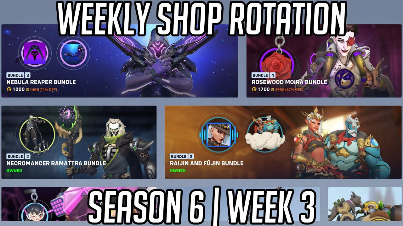 Season 6 | Week 3 Shop Rotation - Overwatch 2 - YouTube