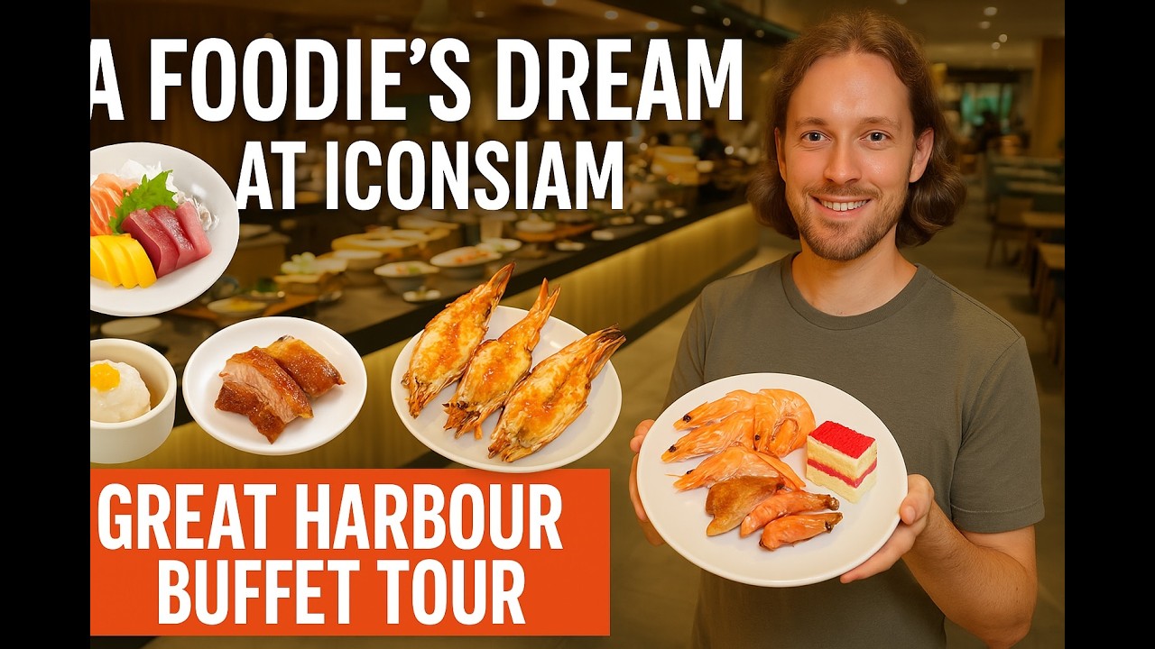 A Foodie's Dream at ICONSIAM: Great Harbour Buffet Tour - YouTube