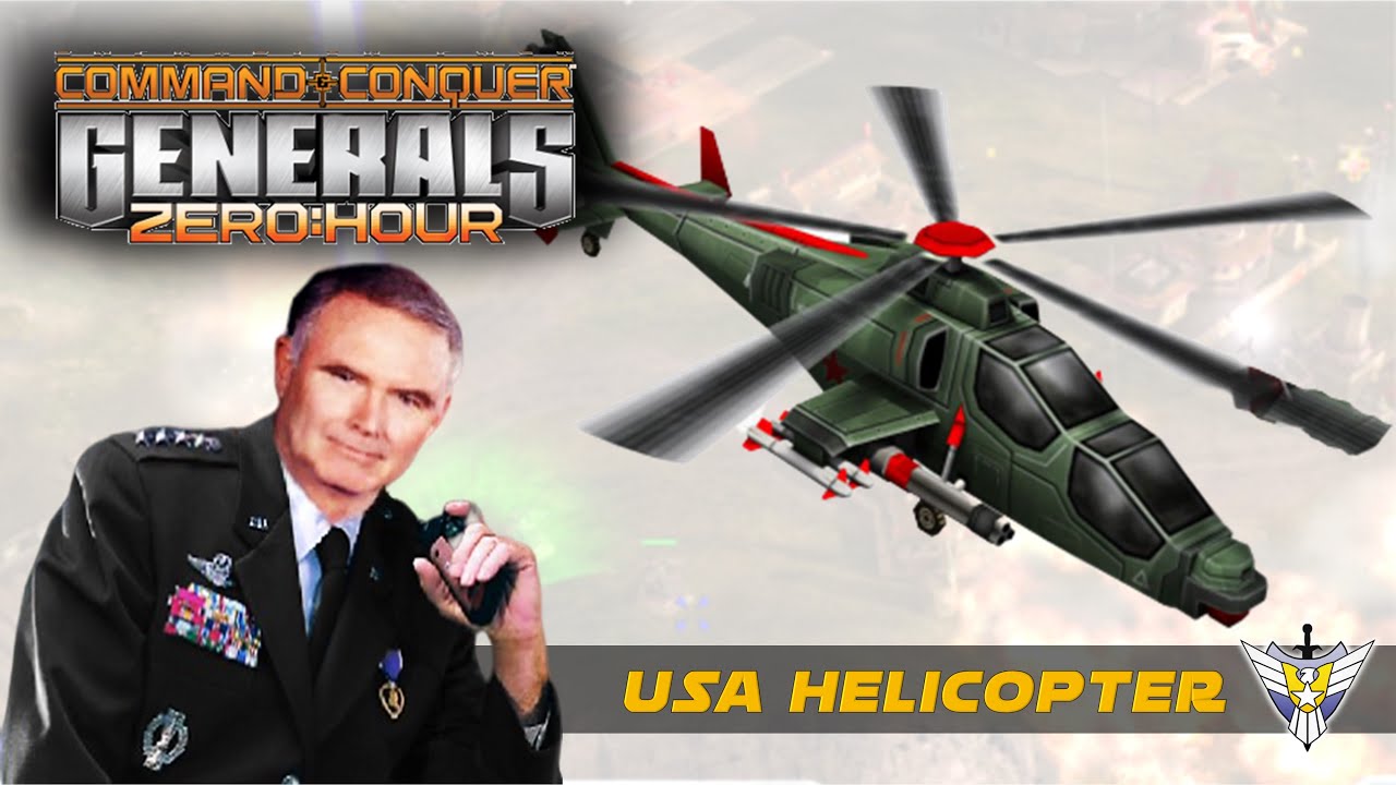USA Helicopter General - C&C Generals: Zero Hour Reborn - YouTube