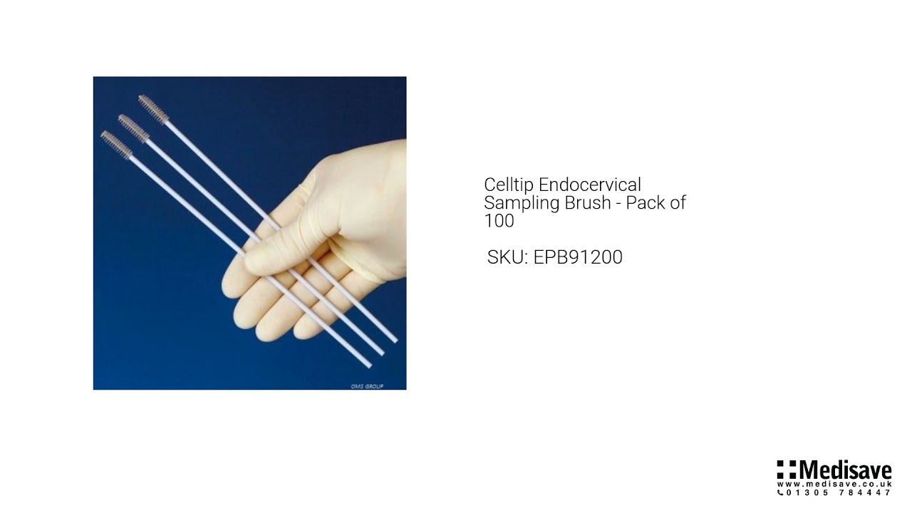 Celltip Endocervical Sampling Brush Pack of 100 EPB91200 - YouTube