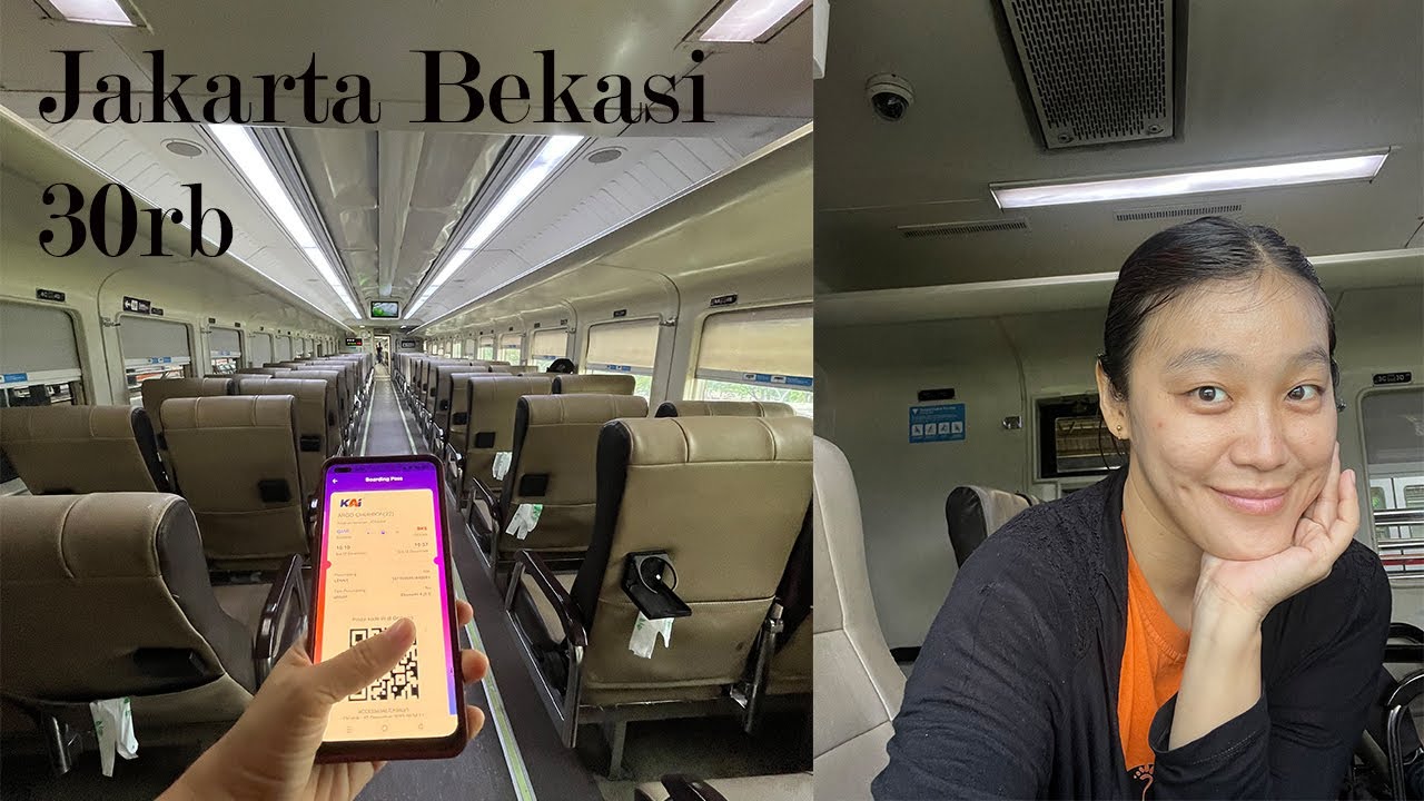 JAKARTA KE BEKASI 30RB NAIK KERETA API PAKE TARIF PROMO! INI CARANYA ...