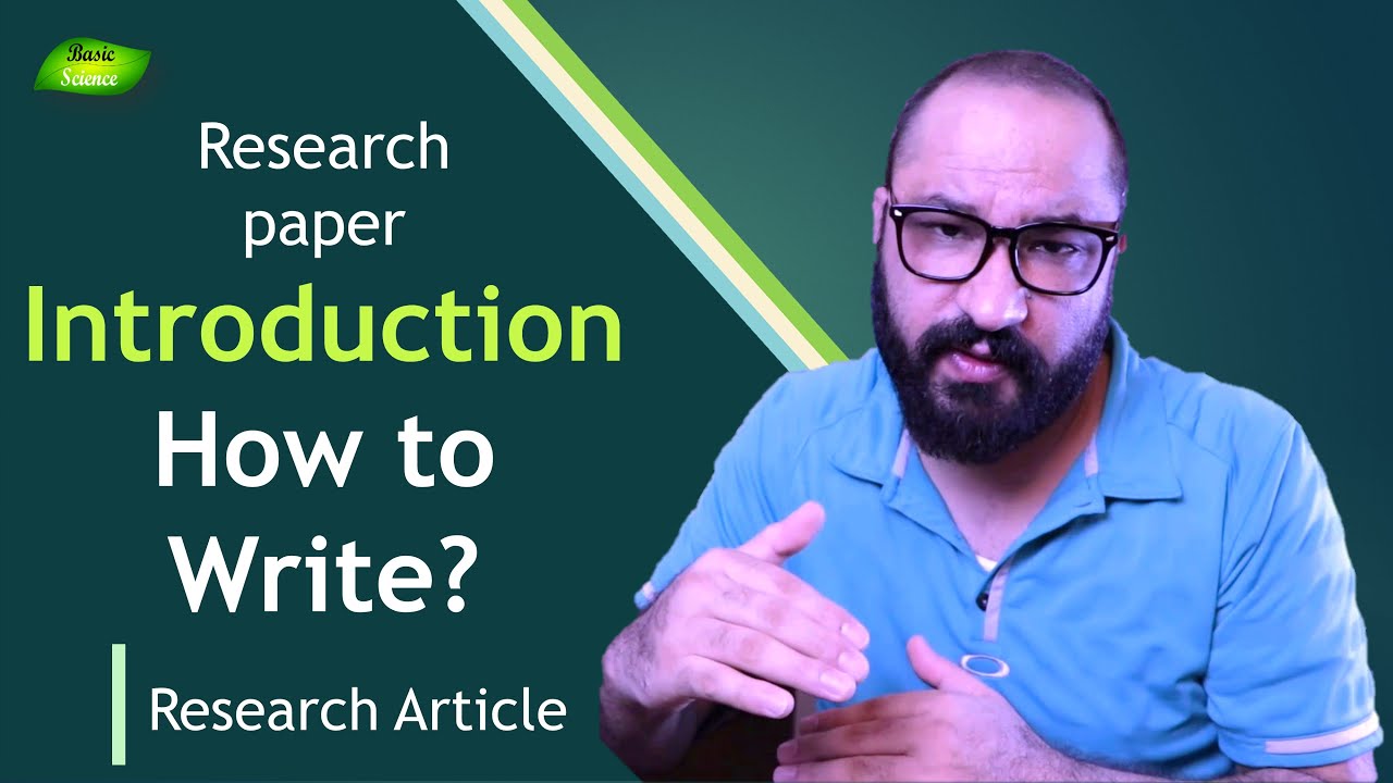 How to write the best introduction | Research Article | Manuscript ...