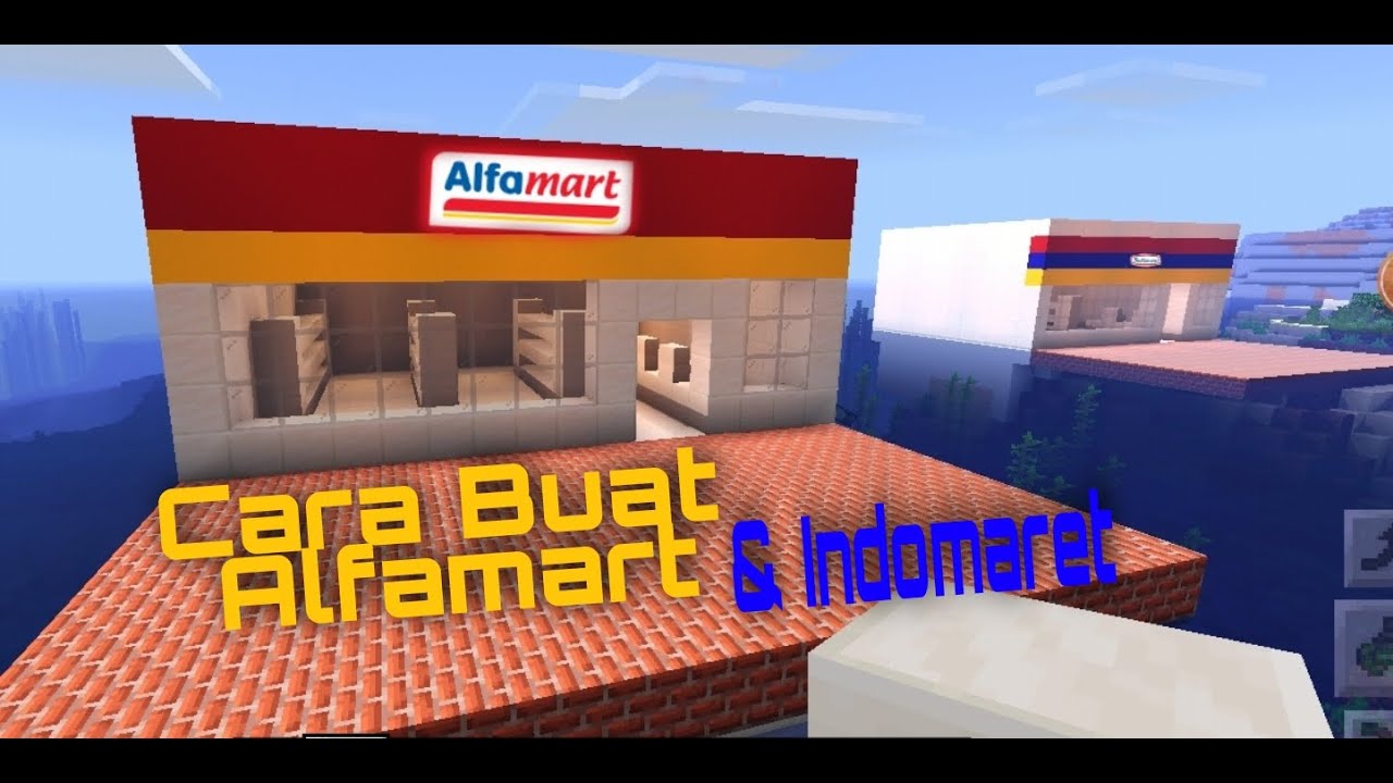 Buat ALFAMART Di Samping INDOMARET, Minecraft Traw Gaming - YouTube