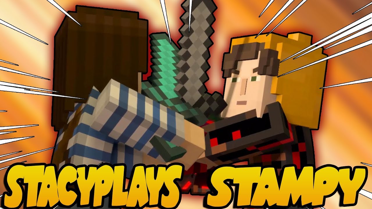 STACYPLAYS VS STAMPY | Minecraft Story Mode Season 2 Episode 3 - YouTube