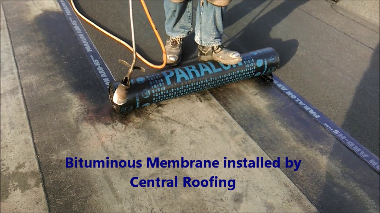 Bituminous Membrane Installation - YouTube