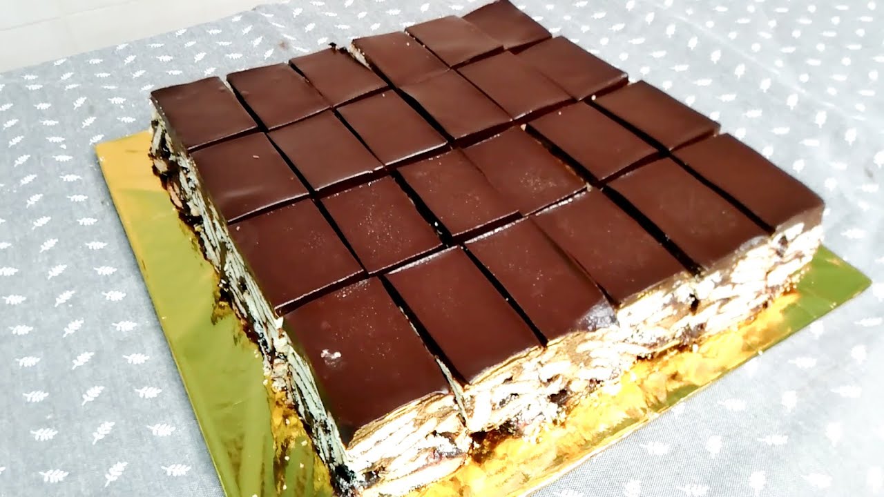 No Bake No Oven No Egg Batik Cake Chocolate Ganache | Simply Tasty Cake ...