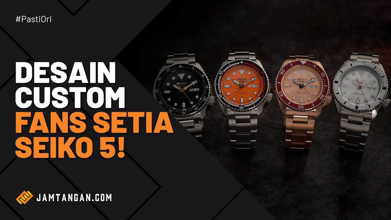DARI FANS UNTUK FANS! Review Seiko 5 Sports Customize Campaign - YouTube