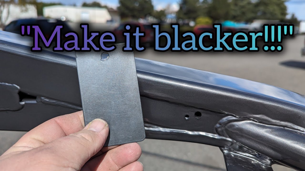 Modifying Black Chrome Powder Coating - EP 173 - Unknown Coatings - YouTube