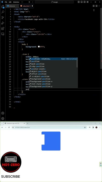 ASMR Programming - Facebook Logo – No Talking #asmr #coding #programming #html#css#facebook ...