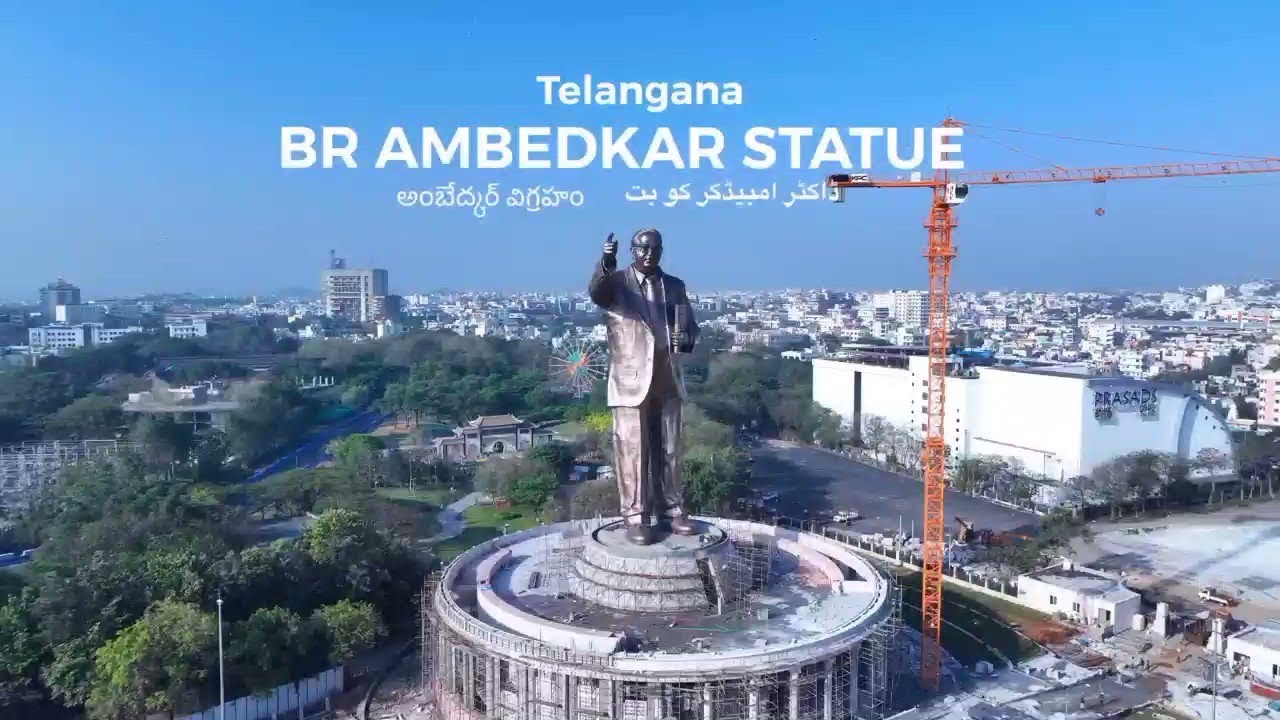 125 feet Ambedkar statue | Hyderabad | kcr | ktr | Telangana | India ...