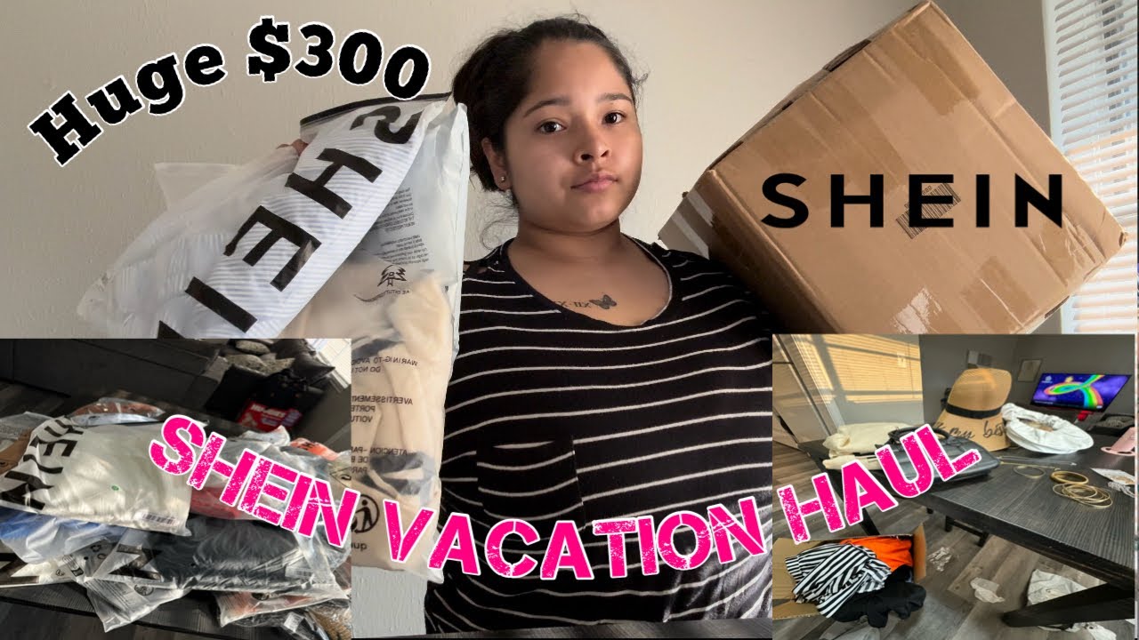 HUGE SHEIN VACATION HAUL |SHOES, CLOTHES , JEWELRY AND MORE ! 🩷#shein # ...