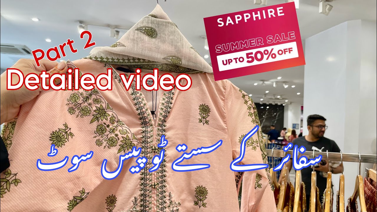 Sapphire Sale Start || Book Your Order Now Suit || Video With Discount ...
