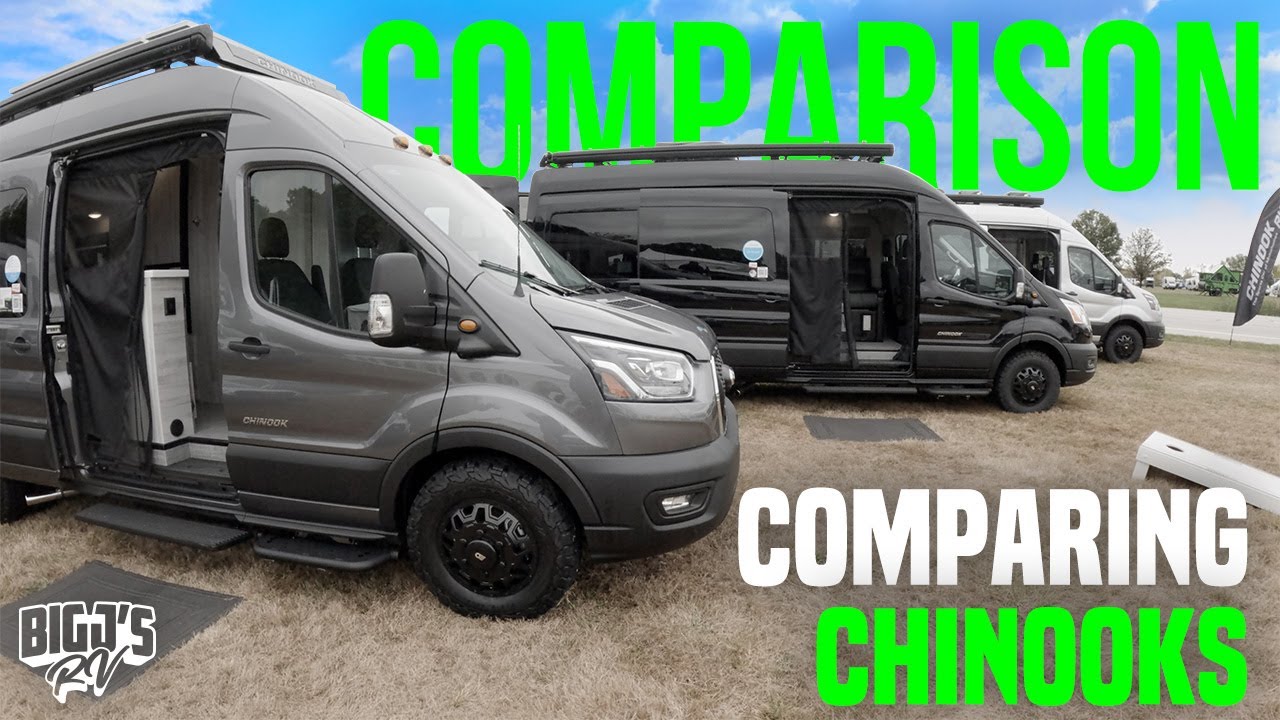 4 Different Chinook Bayside Models BACK TO BACK ULTIMATE FORD TRANSIT ...