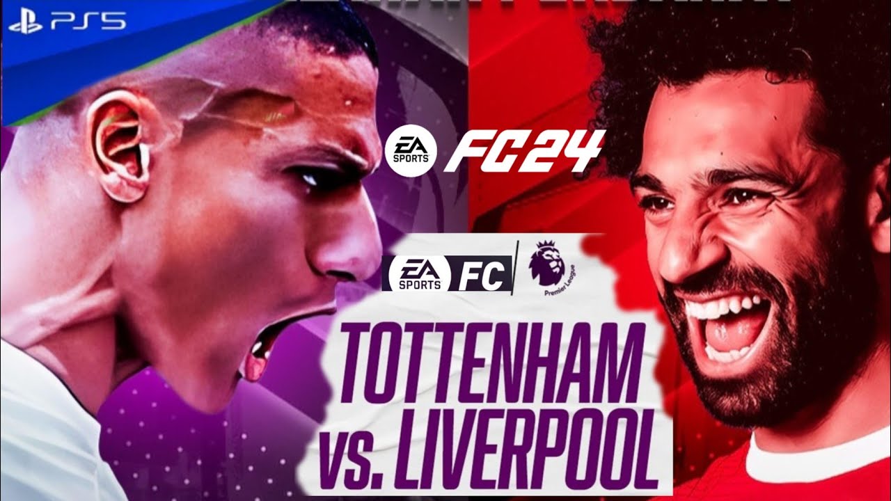 Tottenham Vs Liverpool Premier League 23 24 Fc24 Ps5 Gameplay Youtube