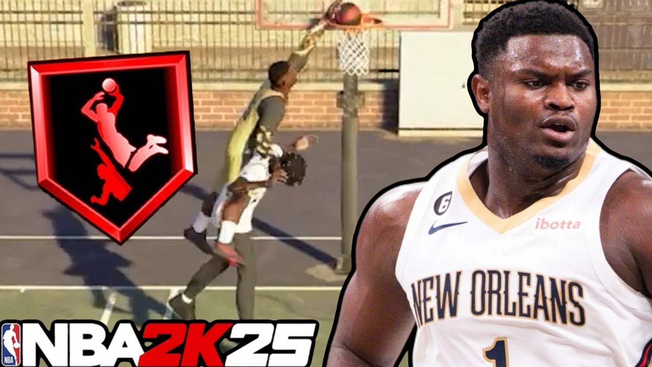 2K25 - 6'6 Zion Williamson Build | Best 6'6 PF Build - YouTube
