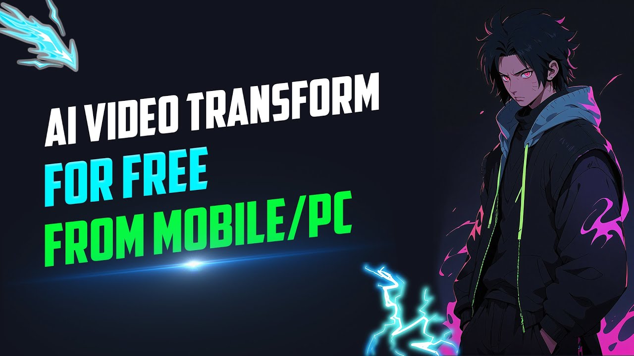 How to transform Video with AI for Free from Android/PC - YouTube