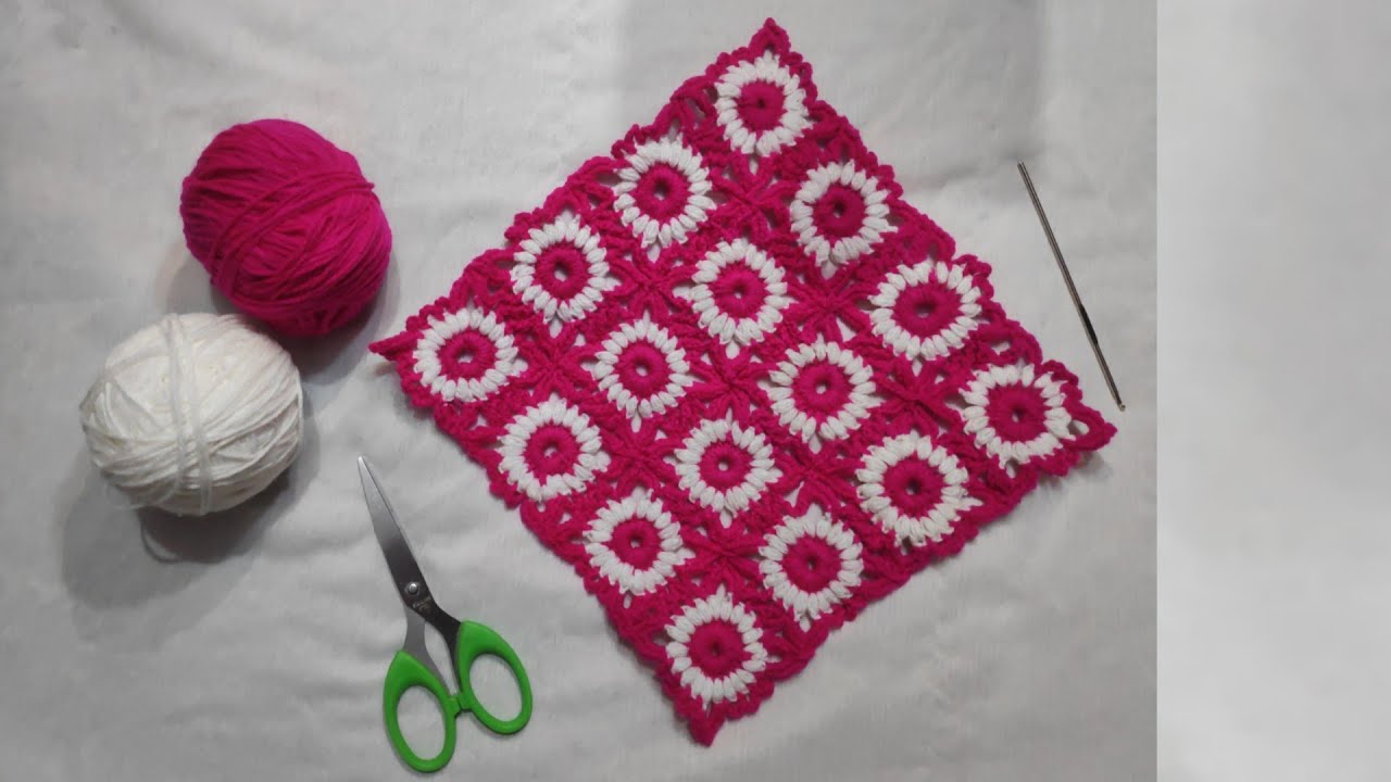 How To Join Crosia design motif At Home for thalpos, table cover ...