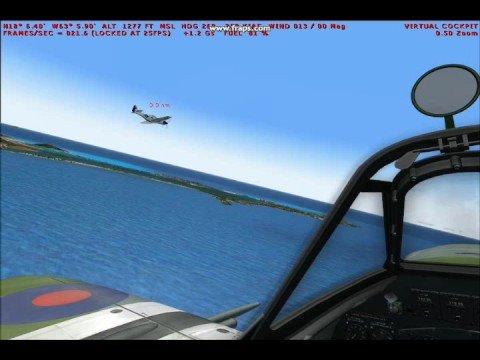Spitfire and mustang formation - YouTube