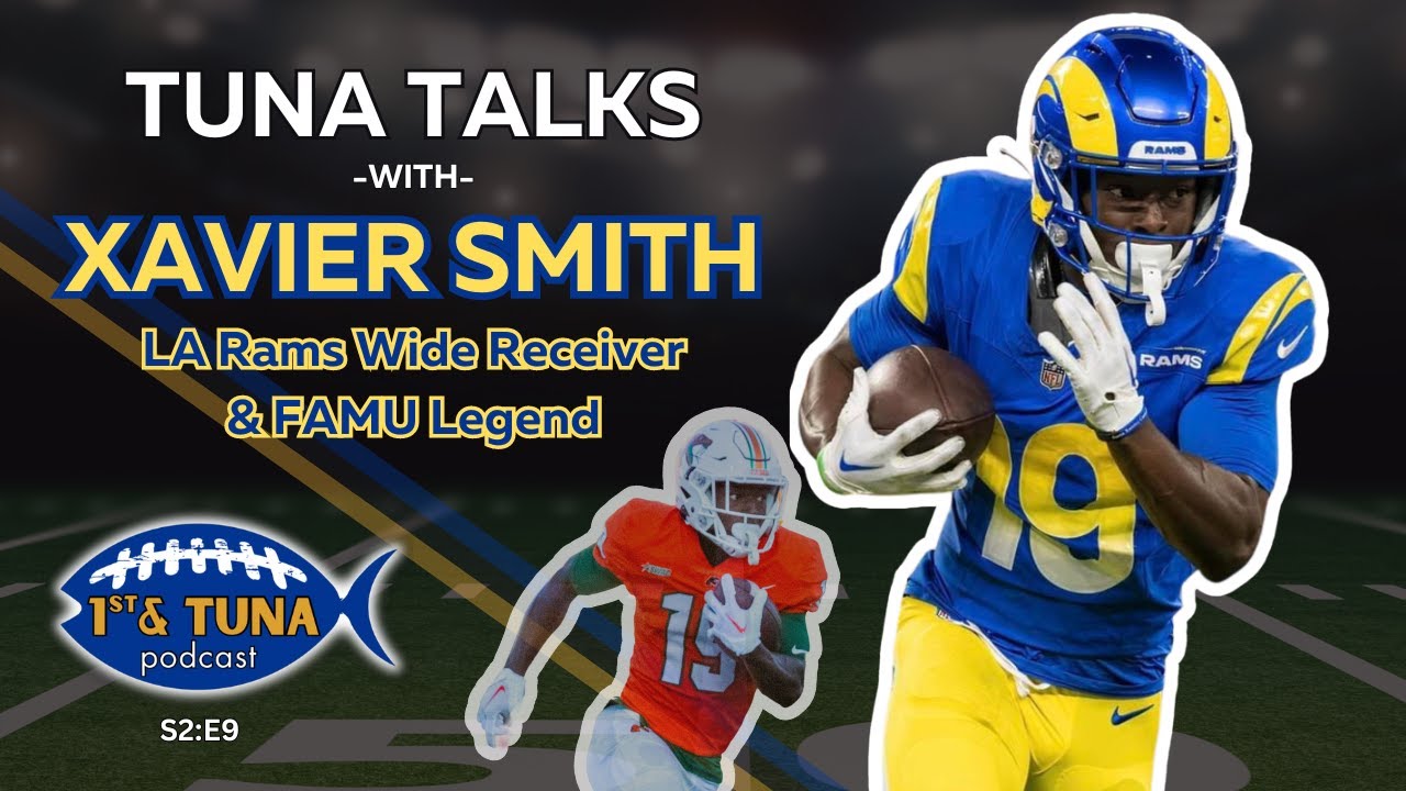LA Rams WR Xavier Smith talks with 1st & Tuna - YouTube