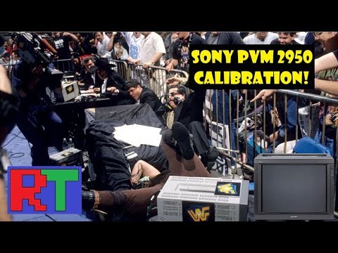How to Calibrate - Sony PVM 2950 or KV Consumer Set - YouTube