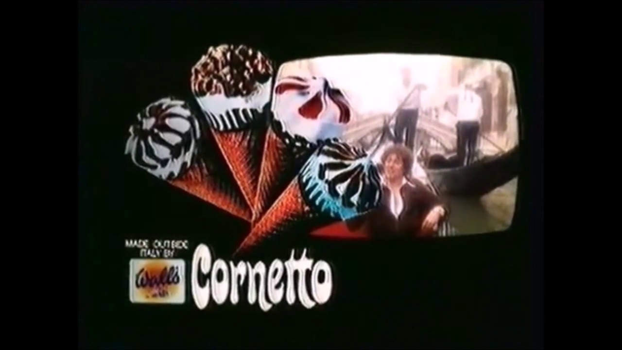 WALLS CORNETTO give me cornetto song in venice italy on gondolier TV ...
