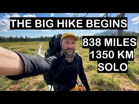 Amazing 1350KM Solo Thru Hiking in Sweden Mountains 85 Days | Gröna Bandet 2023 | EPISODE 1 ...