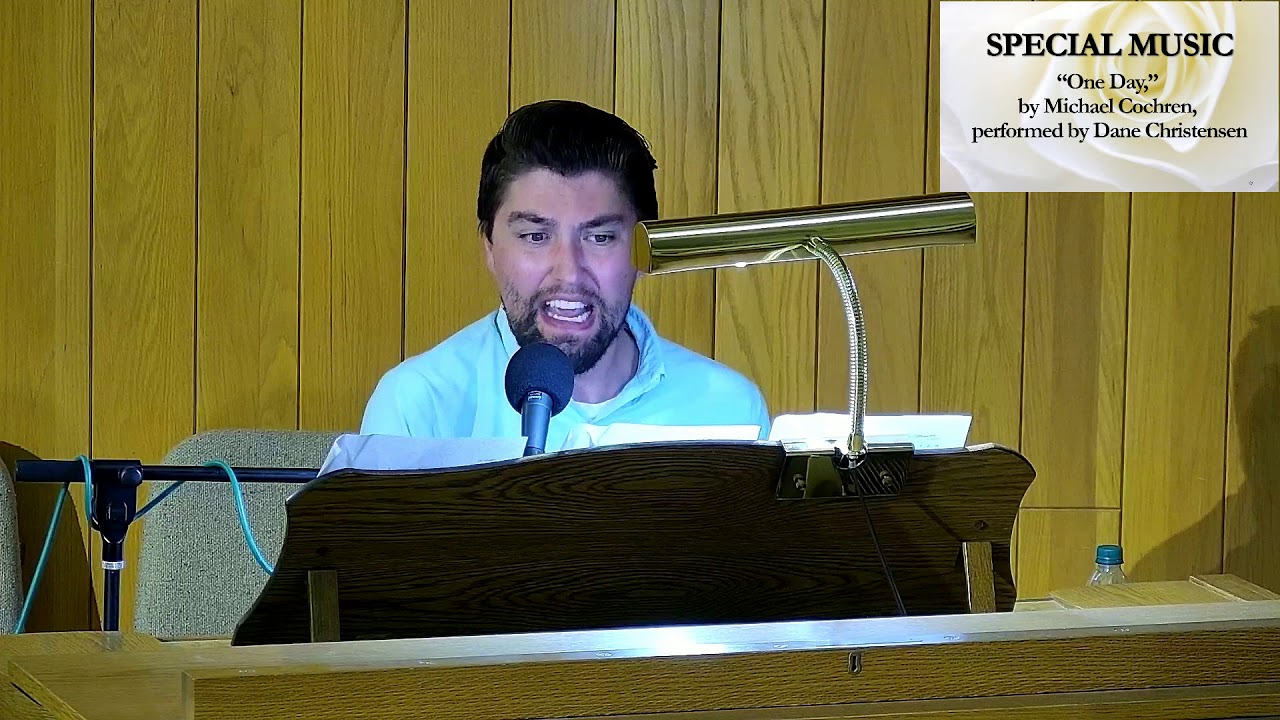 "One Day" by Michael Cochren, performed by Dane Christensen - YouTube