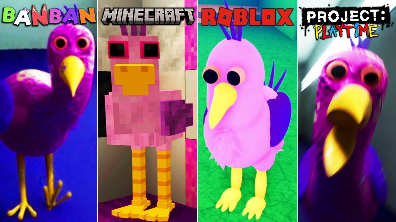 Evolution of Opila Bird in All Games - Garten of Banban, Minecraft ...