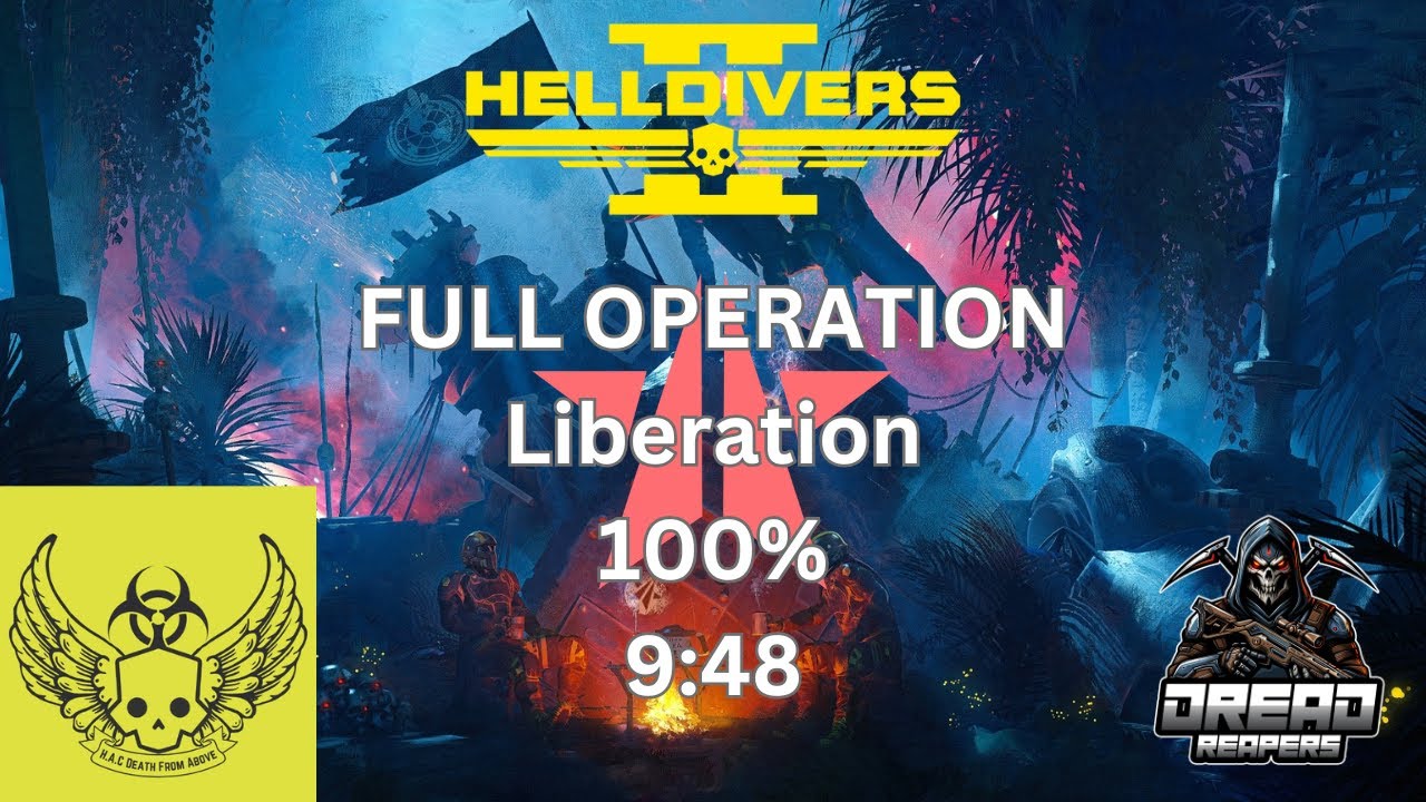 WR Helldivers 2 Speedrun: Liberation 100% | Automatons | SUPER HELLDIVE | Un-scouted ...
