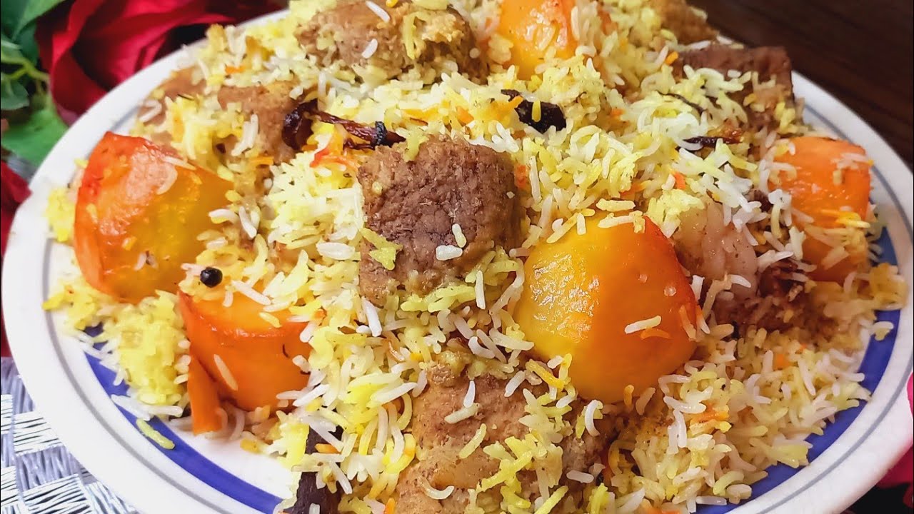 গরুর মাংসের কাচ্চি বিরিয়ানি/ Beef Kacchi Biriyani Recipe/Bangladeshi ...