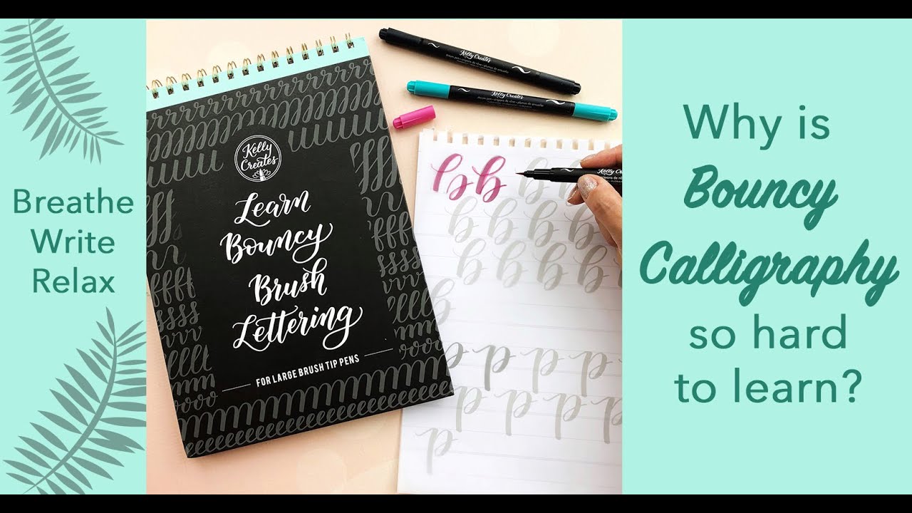 Why is Bouncy Brush Lettering so hard to learn? - YouTube