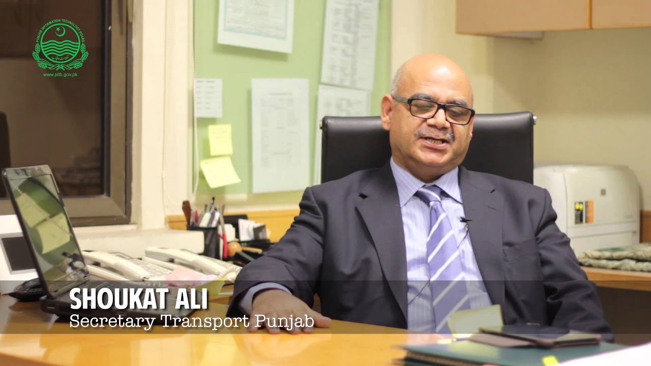 An interview with Shoukat Ali, Secretary Transport Punjab! - YouTube