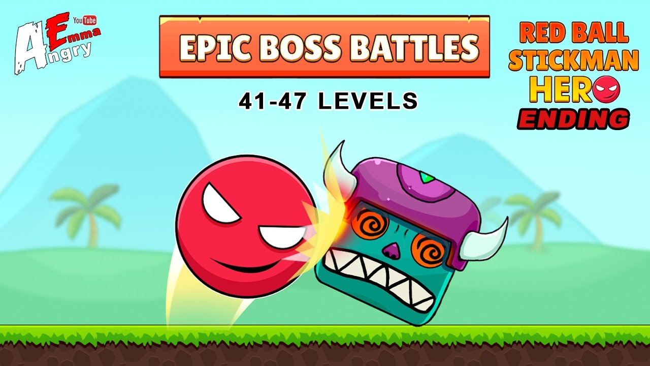 Red Ball & Stick Hero 2022 ENDING - Levels 41-47 / Gameplay Walkthrough ...