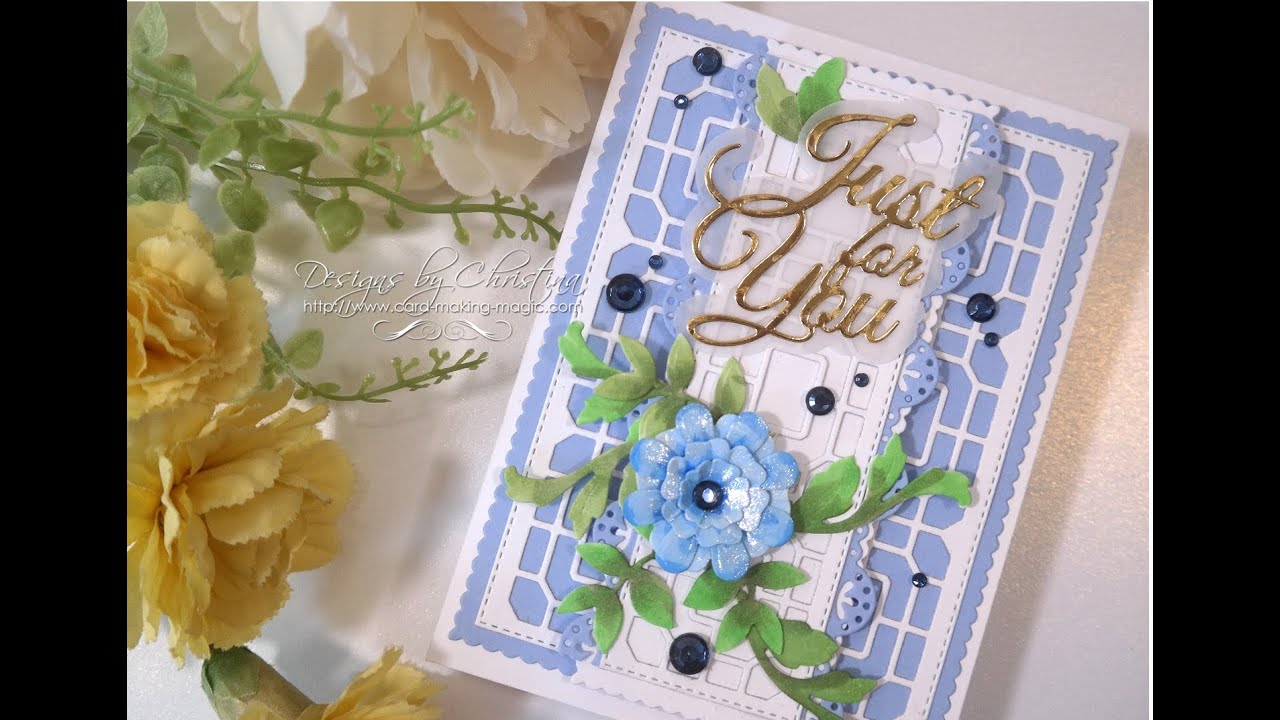 Perfect Panels & Lovely Layers - A2 Card - YouTube