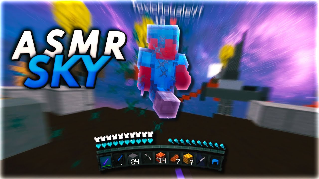 SKYWARS ASMR | MINECRAFT SKYWARS MOUSE & KEYBOARD [60 FPS] - YouTube