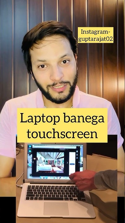 Make your normal laptop touch screen - YouTube