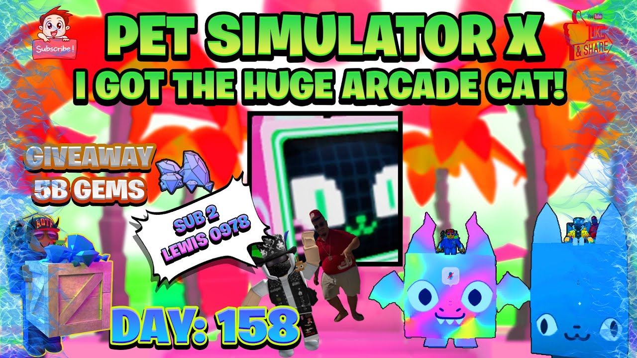 ⭐️GIVEAWAY⭐️WE GOT A HUGE ARCADE CAT.. BUT NOT HOW YOU WOULD EXPECT ...