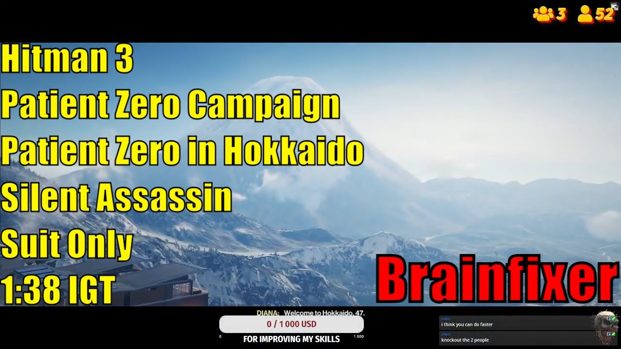 Brainfixer Plays: Hitman 3 Patient Zero in Hokkaido SASO (1:38) - YouTube