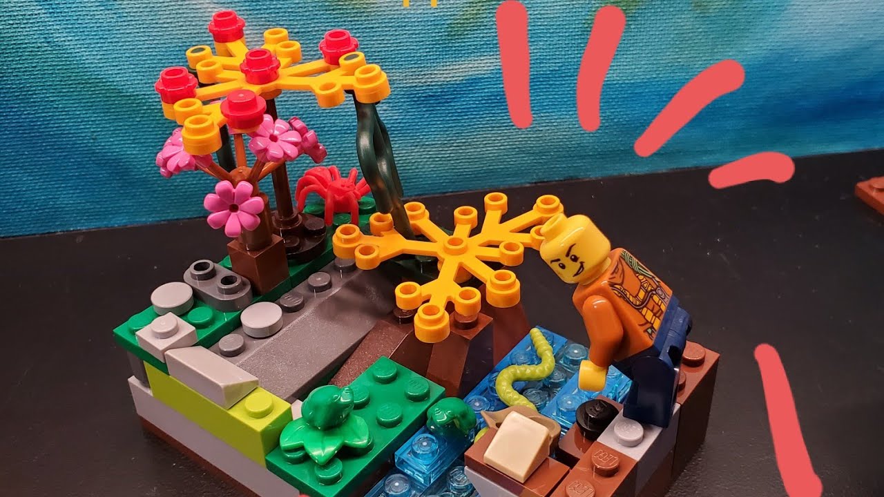 How to build a mini terrain for your moc. - YouTube