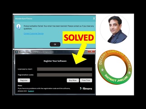 How to Register Wondershare Filmora Software Version 7.8.9 - YouTube